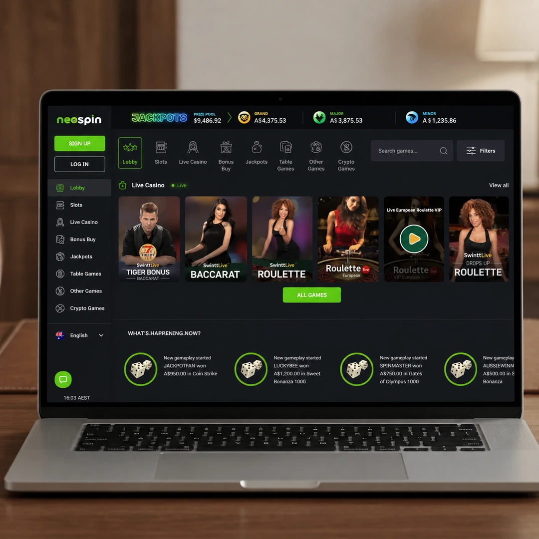 Neospin Casino Online Australia - Real Money Pokies